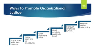 Organizational justice ppt | PPTX