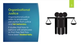 Organizational justice ppt | PPTX