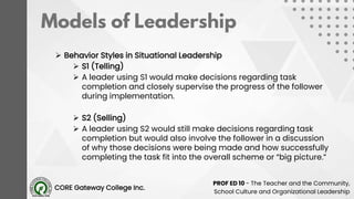 Professional Education - Organizational Leadership | PPTX