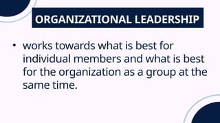 Organizational Leadership Organizational Leadership Organizational ...