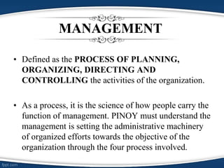 Organizational leadership and management | PPTX