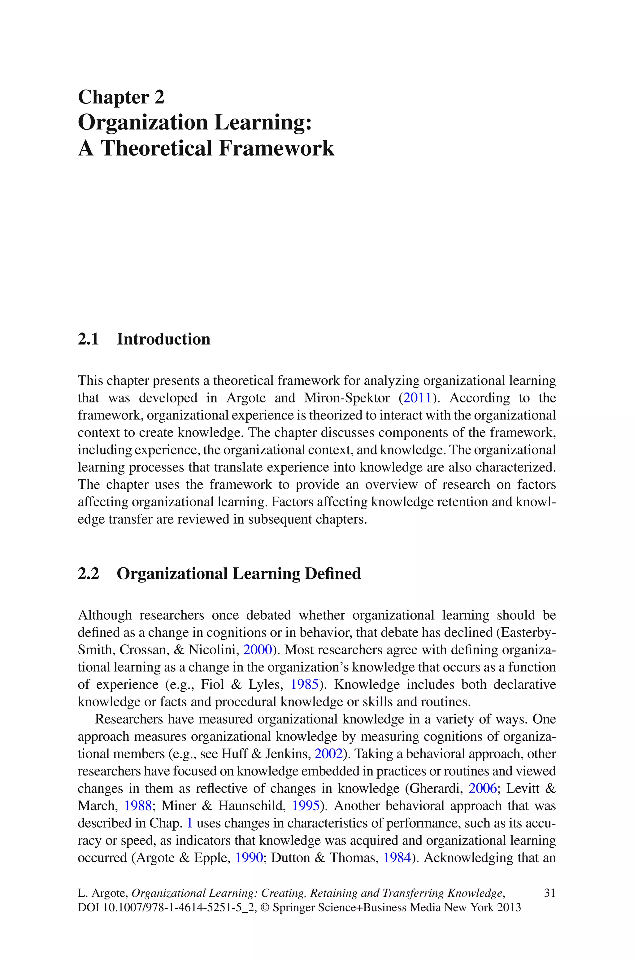 Organizational learning | PDF