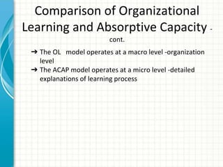 Organizational learning - English | PPTX