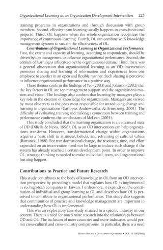 Organizational learning 1 l | PDF