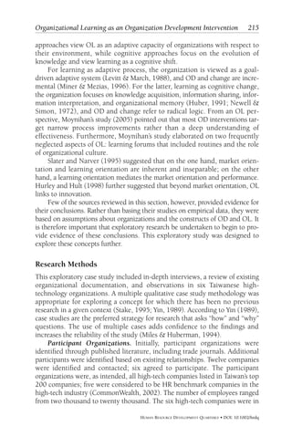 Organizational learning 1 l | PDF