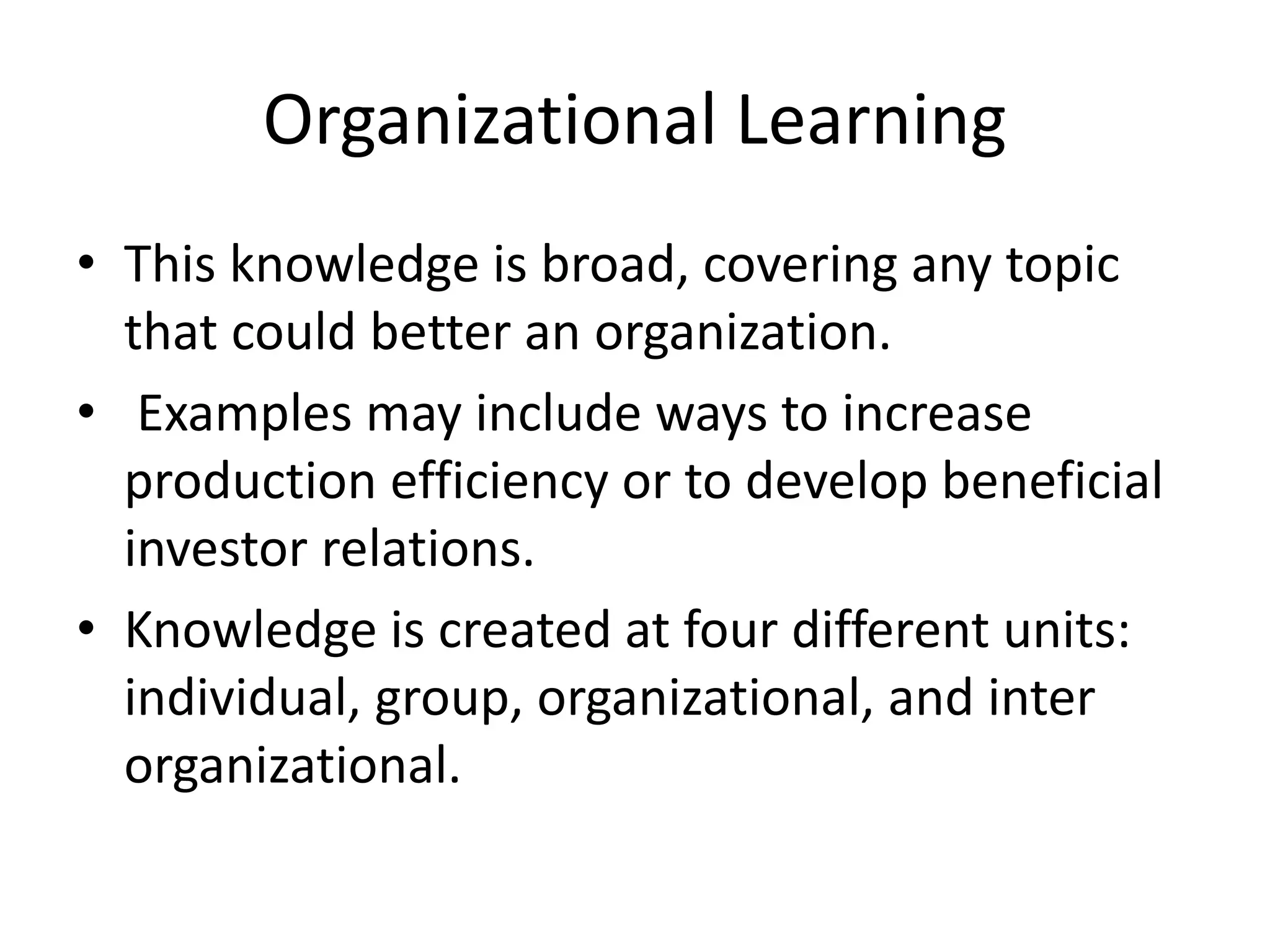 Organizational Learning CELM.ppt
