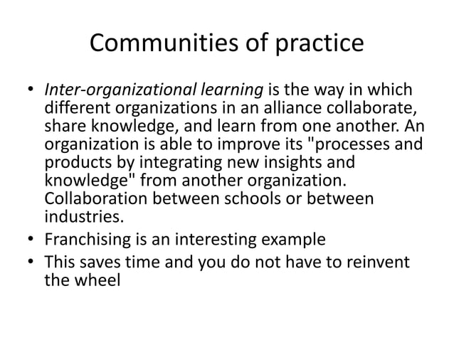 Organizational Learning CELM.ppt