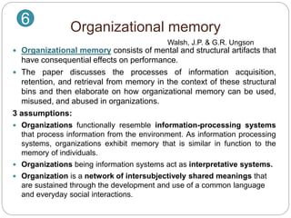 Organizational learning theory | PPTX | Business | Business and Finance