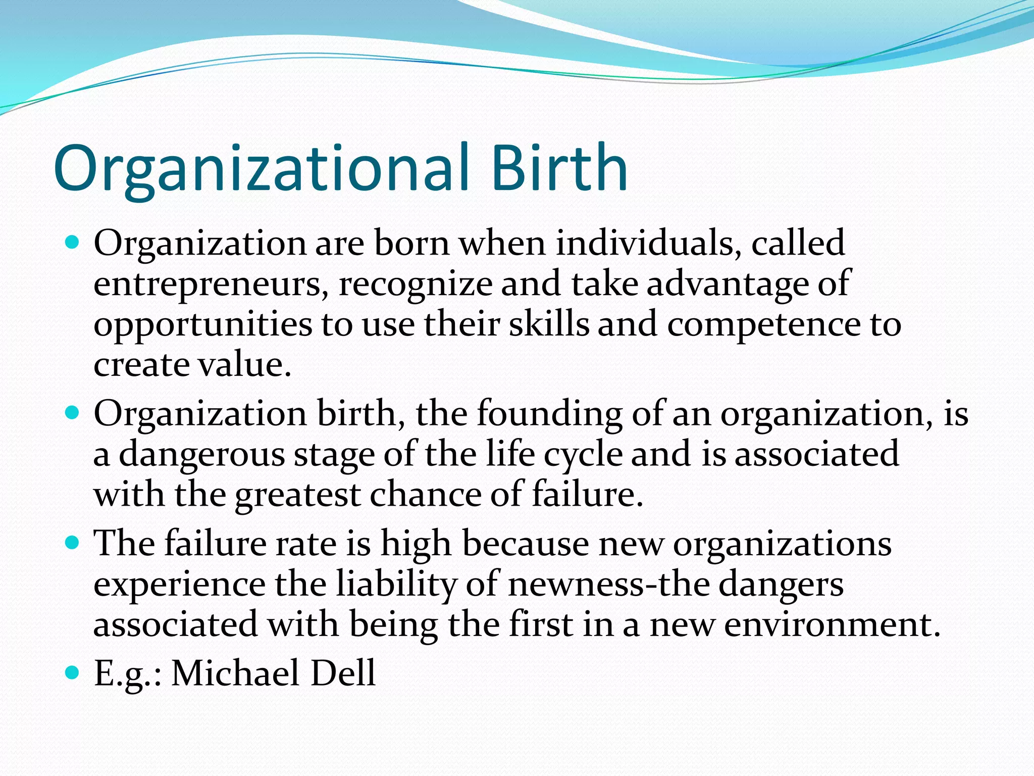 Organizational life cycle | PPTX