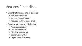 Organizational management growth evolution and decline | PPT