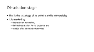 Organizational management growth evolution and decline | PPT