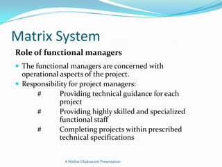 Organizational Structure and Human Asset Planning (for Project Based ...