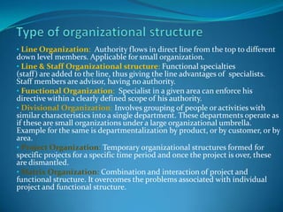 Organizational Structure and Human Asset Planning (for Project Based ...