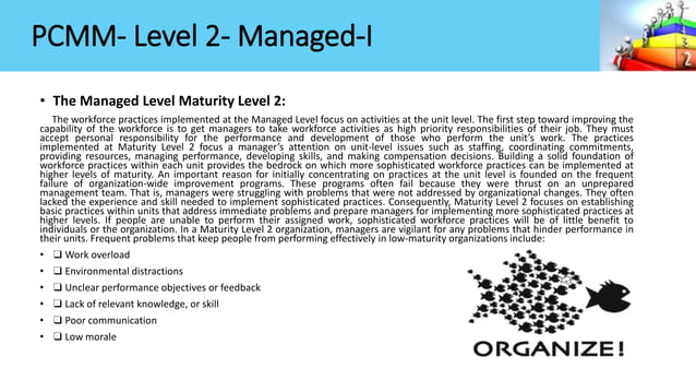 Organizational maturity model pcmm | PPT