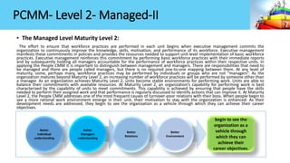 Organizational maturity model pcmm | PPTX
