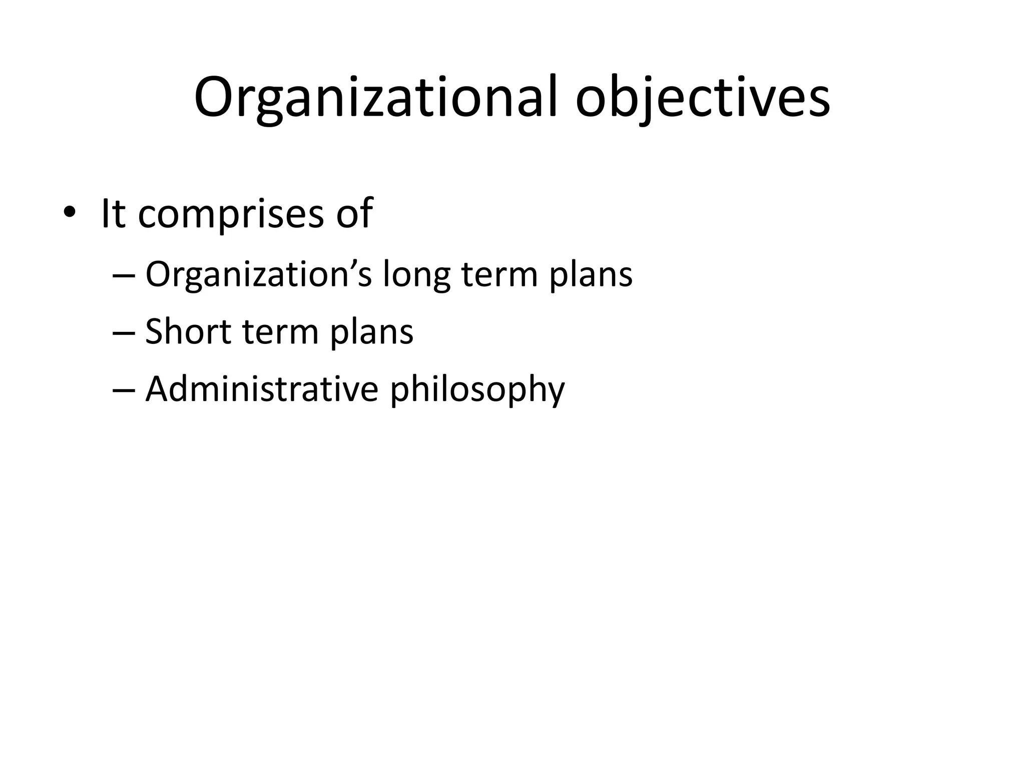 Organizational objectives and individual objectives | PPTX