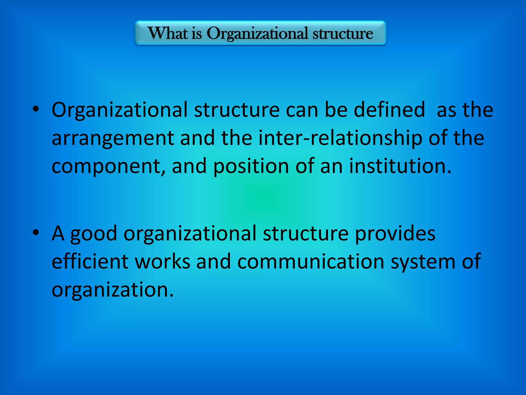 Organizational pattern | PPTX