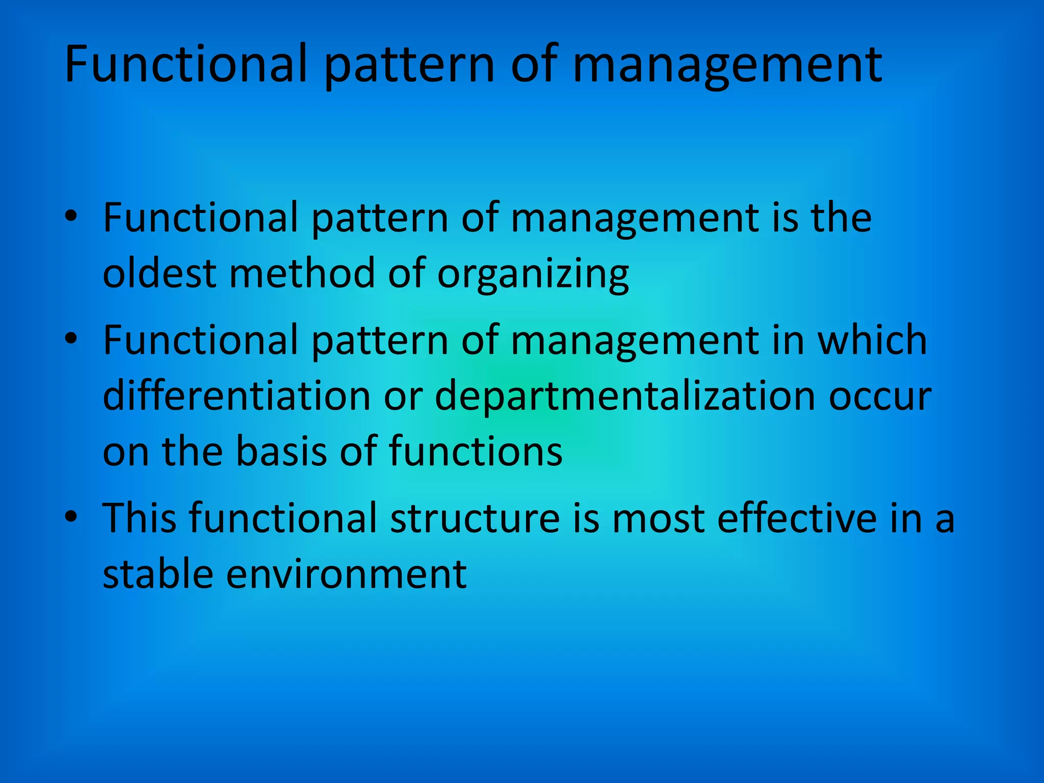Organizational pattern | PPTX