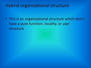 Organizational pattern | PPTX