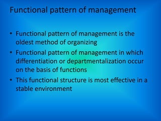 Organizational pattern | PPTX