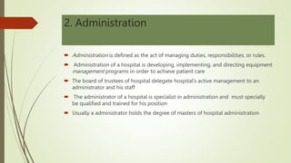 Organizational Pattern of Hospitals Chapter 2.pptx