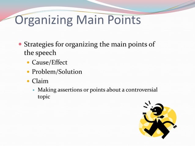 Organizational patterns for speeches | PPTX