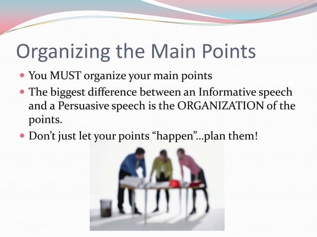Organizational patterns for speeches | PPT | Free Download