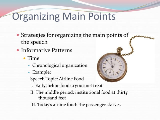 Organizational patterns for speeches | PPT | Free Download