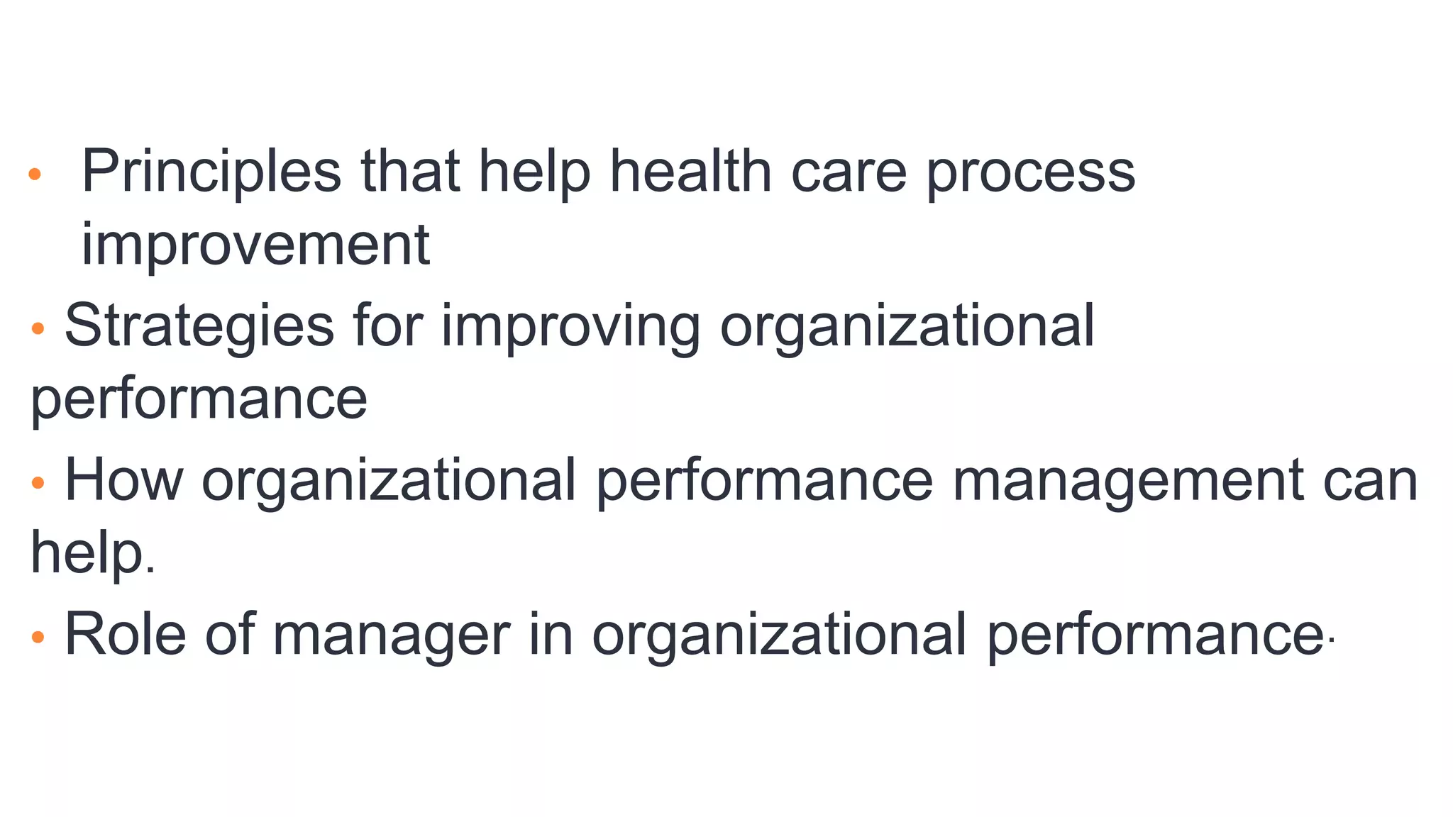 Organizational performance | PPTX