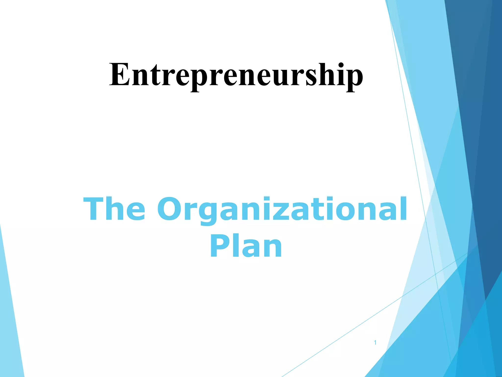 Organizational plan | PPT