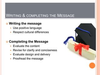 Organizational Plans for Writing a Business Messages | PPTX