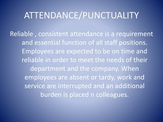 Organizational policies and procedures | PPTX