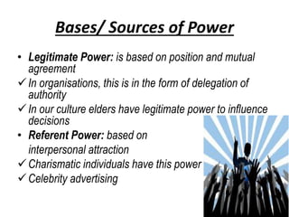 Organizational power and politics | PPT