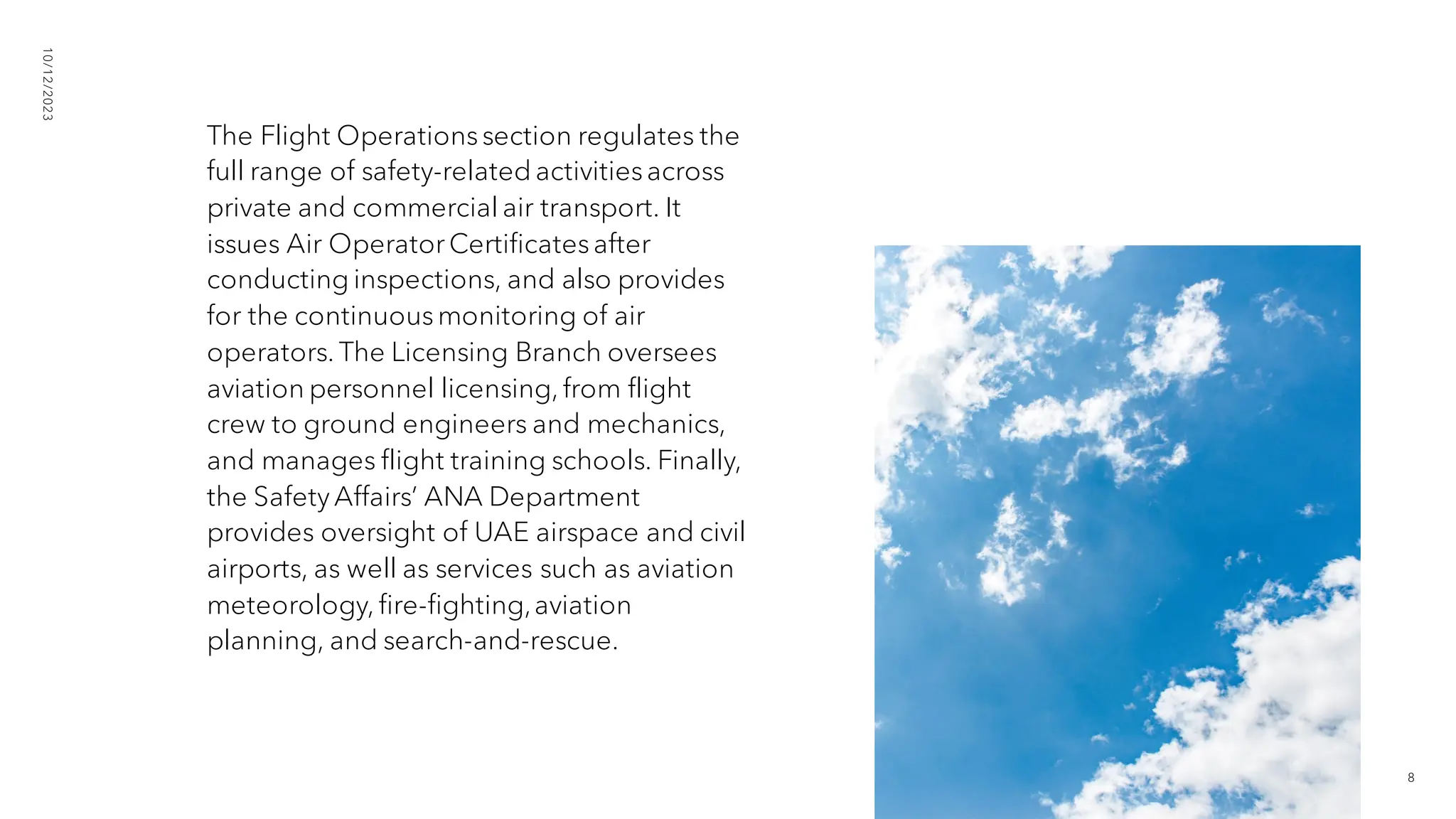 Organizational Principles of UAE’s General Civil Aviation Authority | PDF