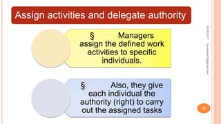 Organizational process in school | PPTX