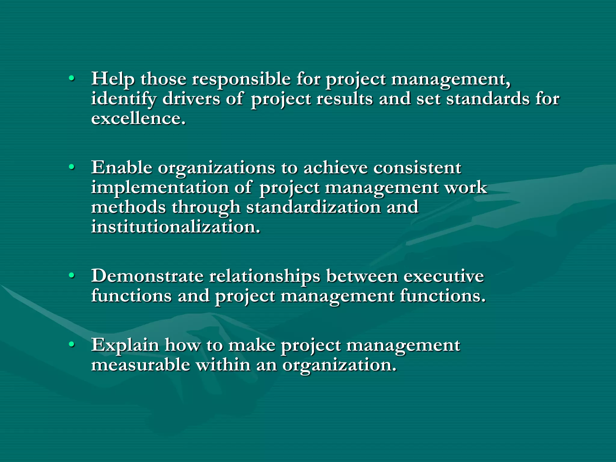 Organizational Project Management Maturity Model (opm3.03) - PowerPoint ...