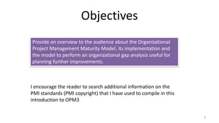 Organizational project maturity model (opm3) | PDF