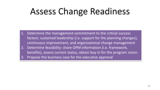 Organizational project maturity model (opm3) | PDF