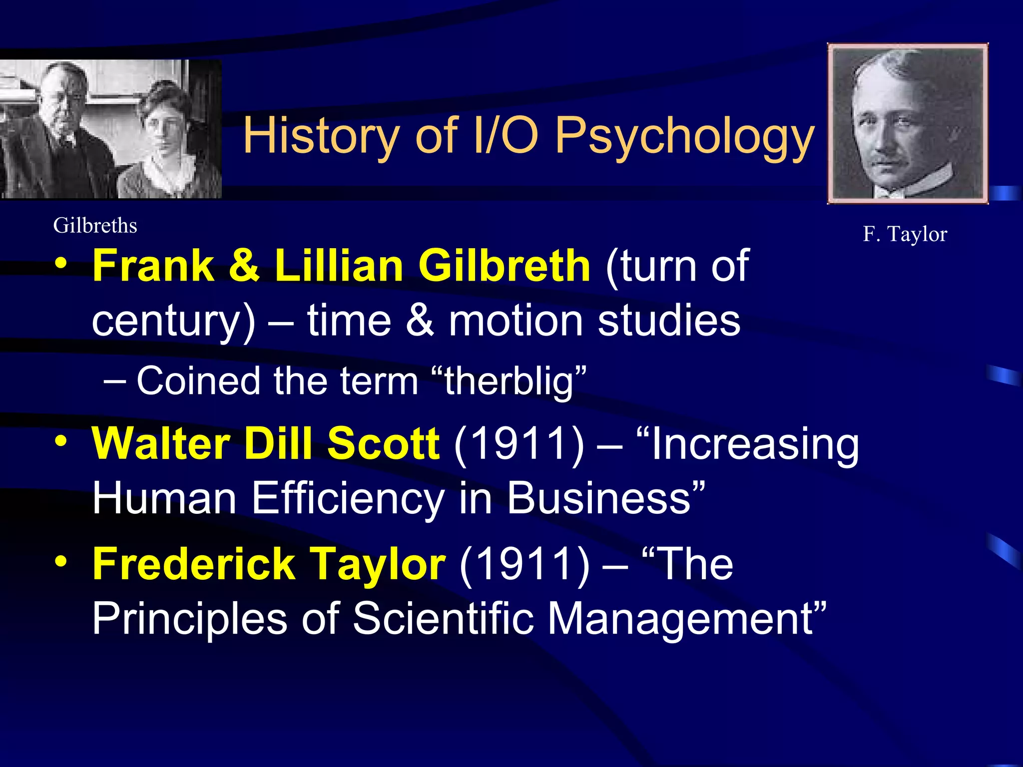 Organizational psychology | PPT
