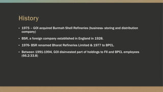 Organizational redesign at Bharat Petroleum Corporation Limited | PPTX