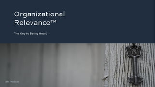 8 PRINCIPLES OF ORGANIZATIONAL RELEVANCE | PPT