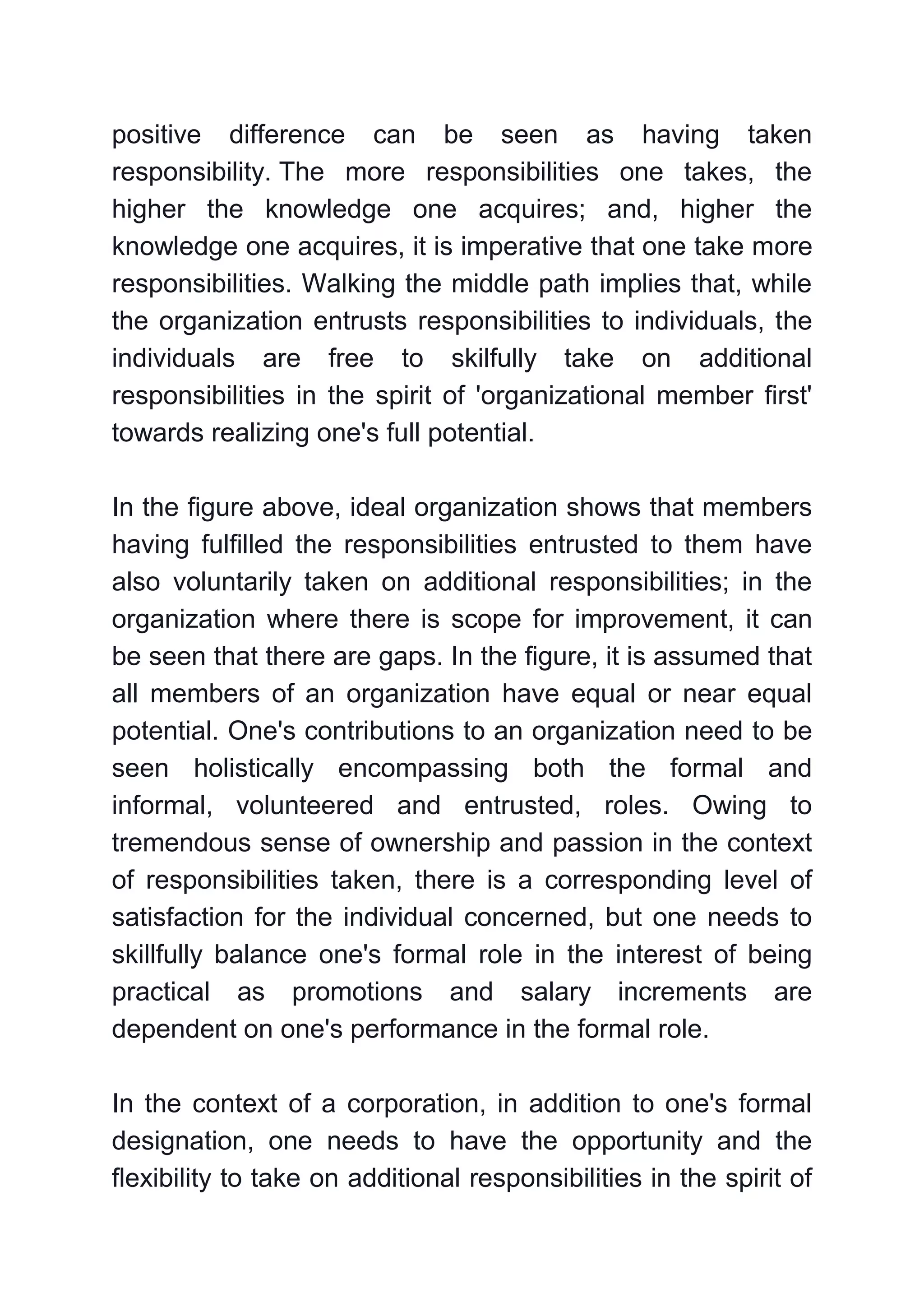 Organizational Responsibilities: Entrusted, Taken, and Fulfilled | PDF