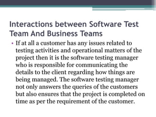 Organizational responsibilities and test automation | PPT