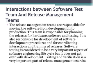 Organizational responsibilities and test automation | PPT