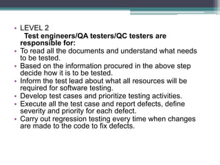 Organizational responsibilities and test automation | PPT