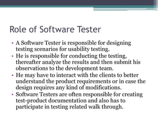 Organizational responsibilities and test automation | PPT