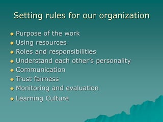 Organizational rules and culture Dr Zahir Ajab | PPT | Business ...
