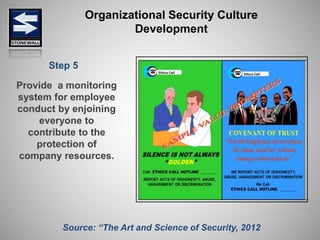 Organizational Security Culture : A New Business Paradigm by JMSupan ...