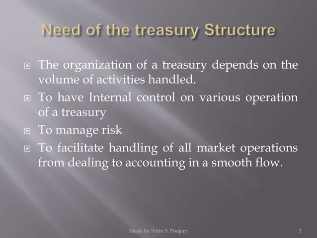 Organizational setup of a bank treasury | PPTX | Stocks and Bonds ...