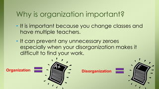 Organizational Skills | PPTX
